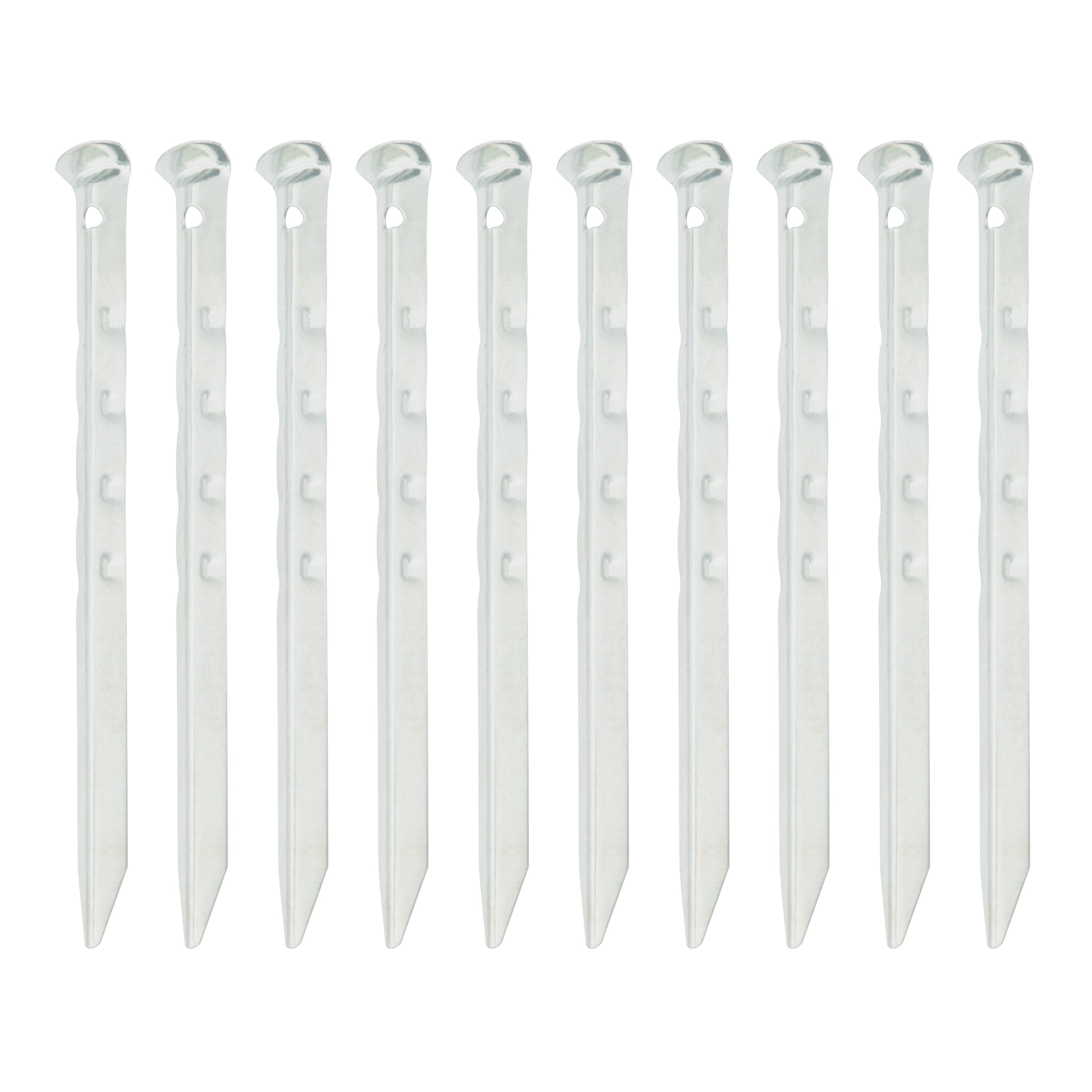 10 Heavy Duty Iron Tent Pegs – Milestone Camping